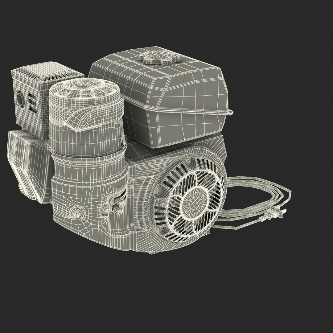 horizontal single cylinder engine 3ds