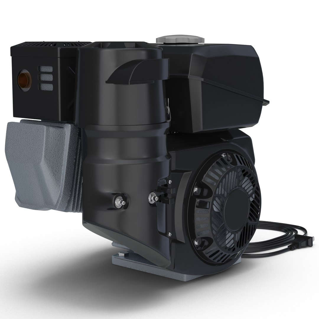 horizontal single cylinder engine 3ds
