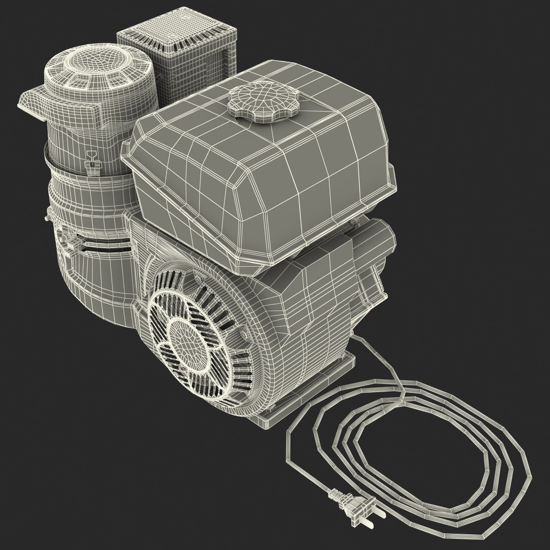horizontal single cylinder engine 3ds