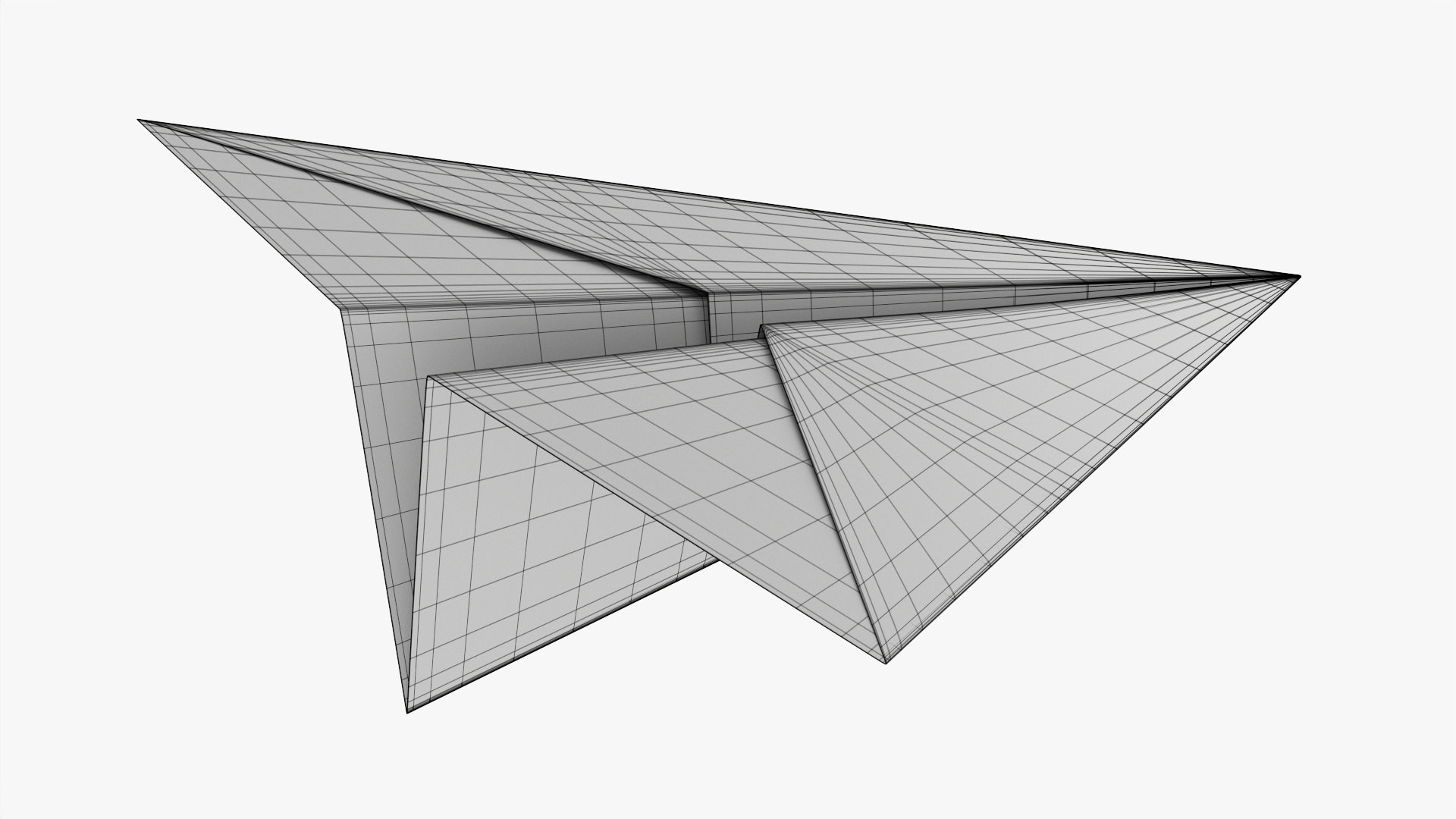 3D Model Paper Airplane 02 - TurboSquid 1800611