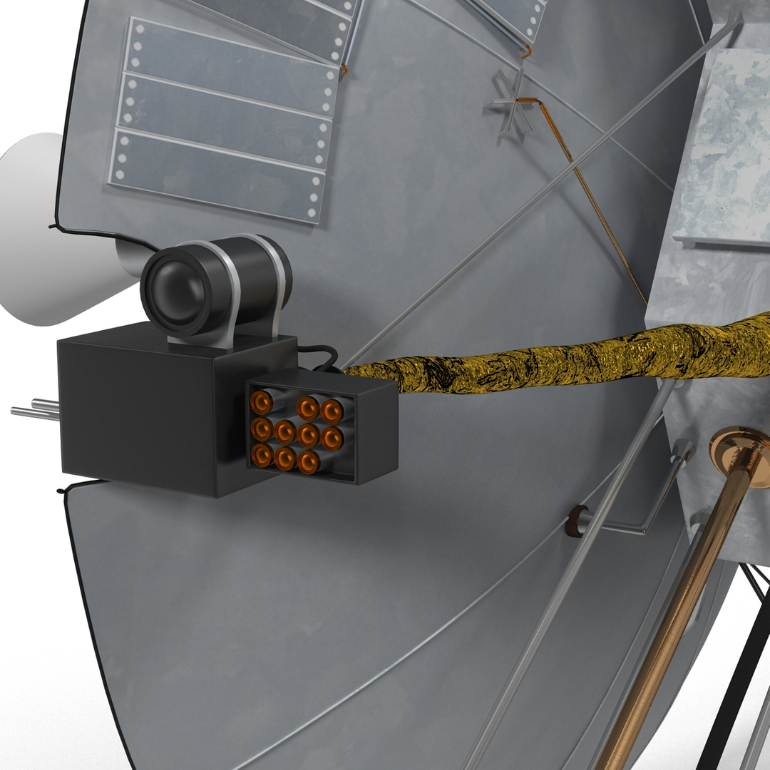 robotic space probe pioneer c4d