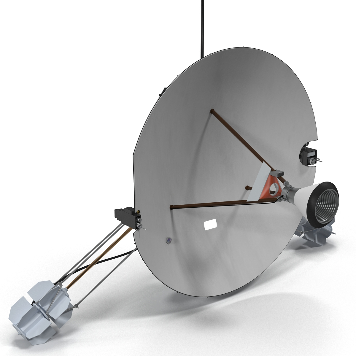 robotic space probe pioneer c4d