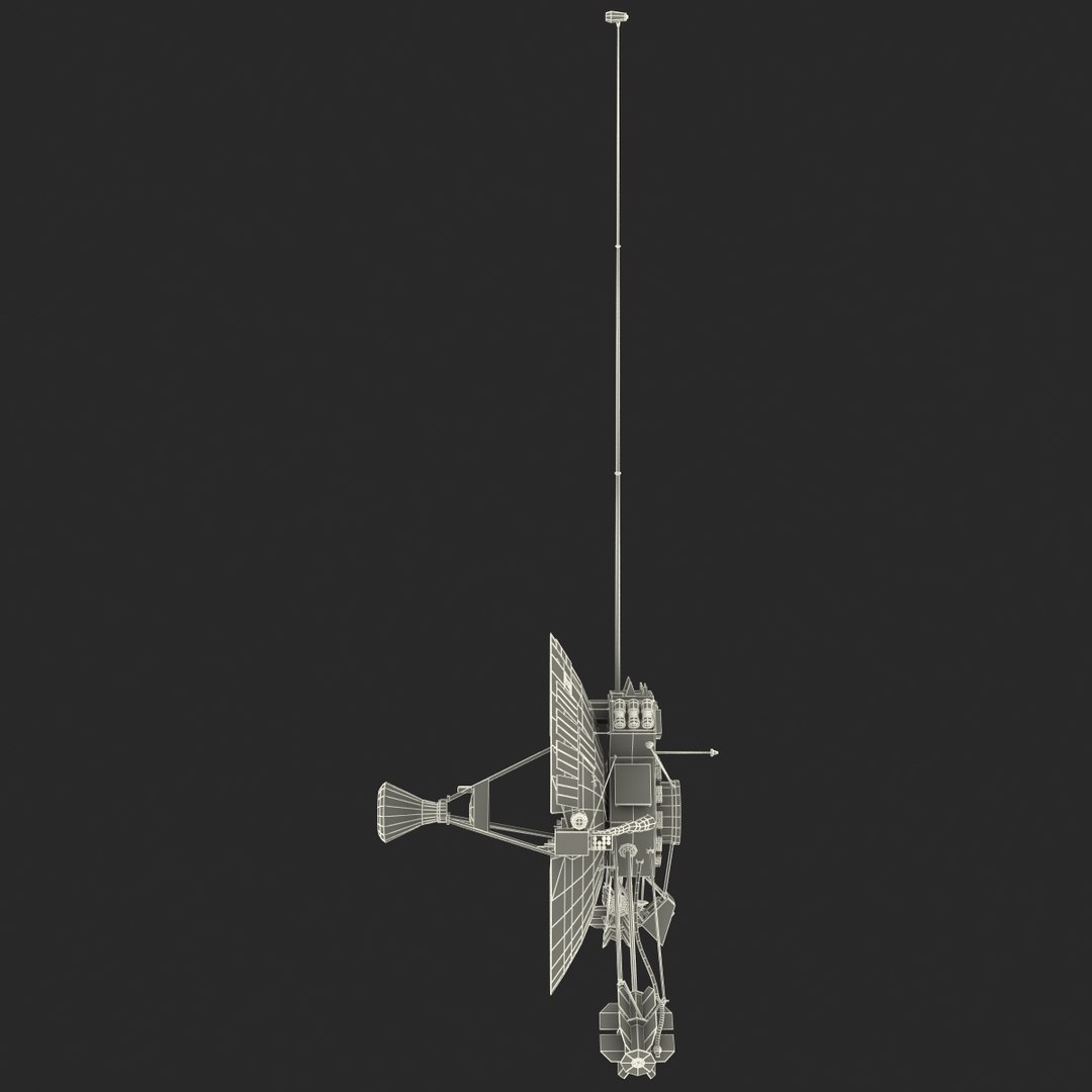 robotic space probe pioneer c4d