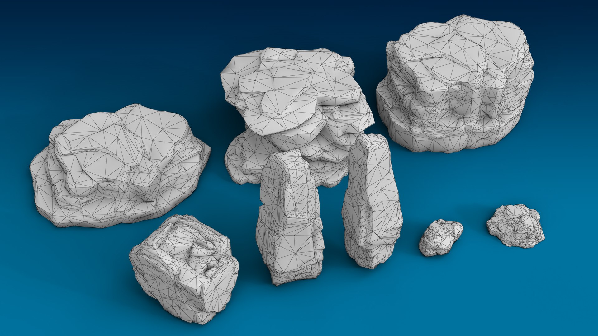 3D Model Nature Environment Sea Rock Asset Pack - TurboSquid 2534697