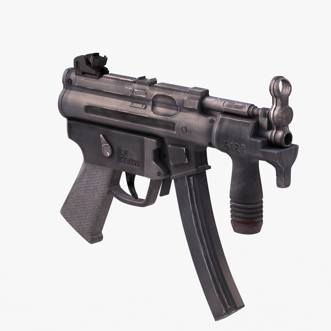 Assault Rifle 3d Obj