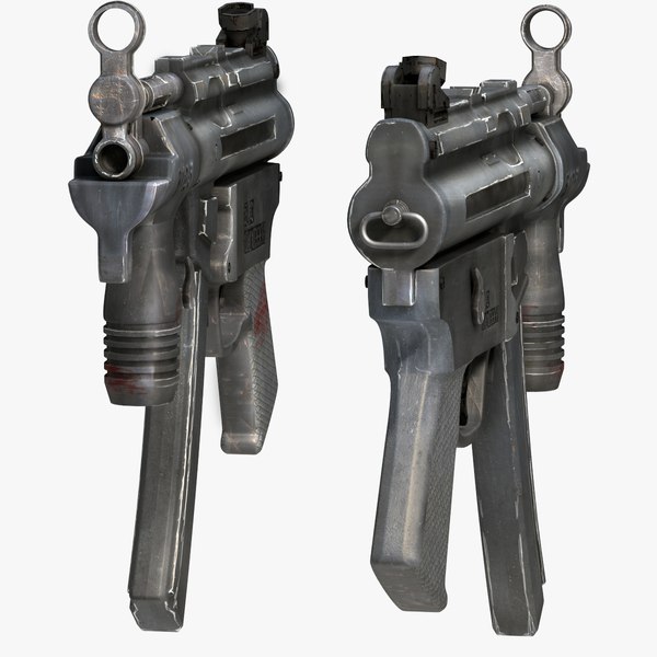 assault rifle 3d obj