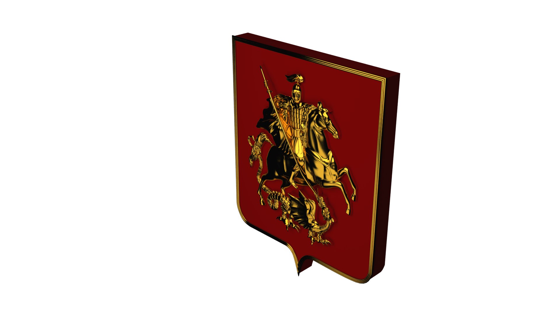 3D gerb moscow - TurboSquid 1442734