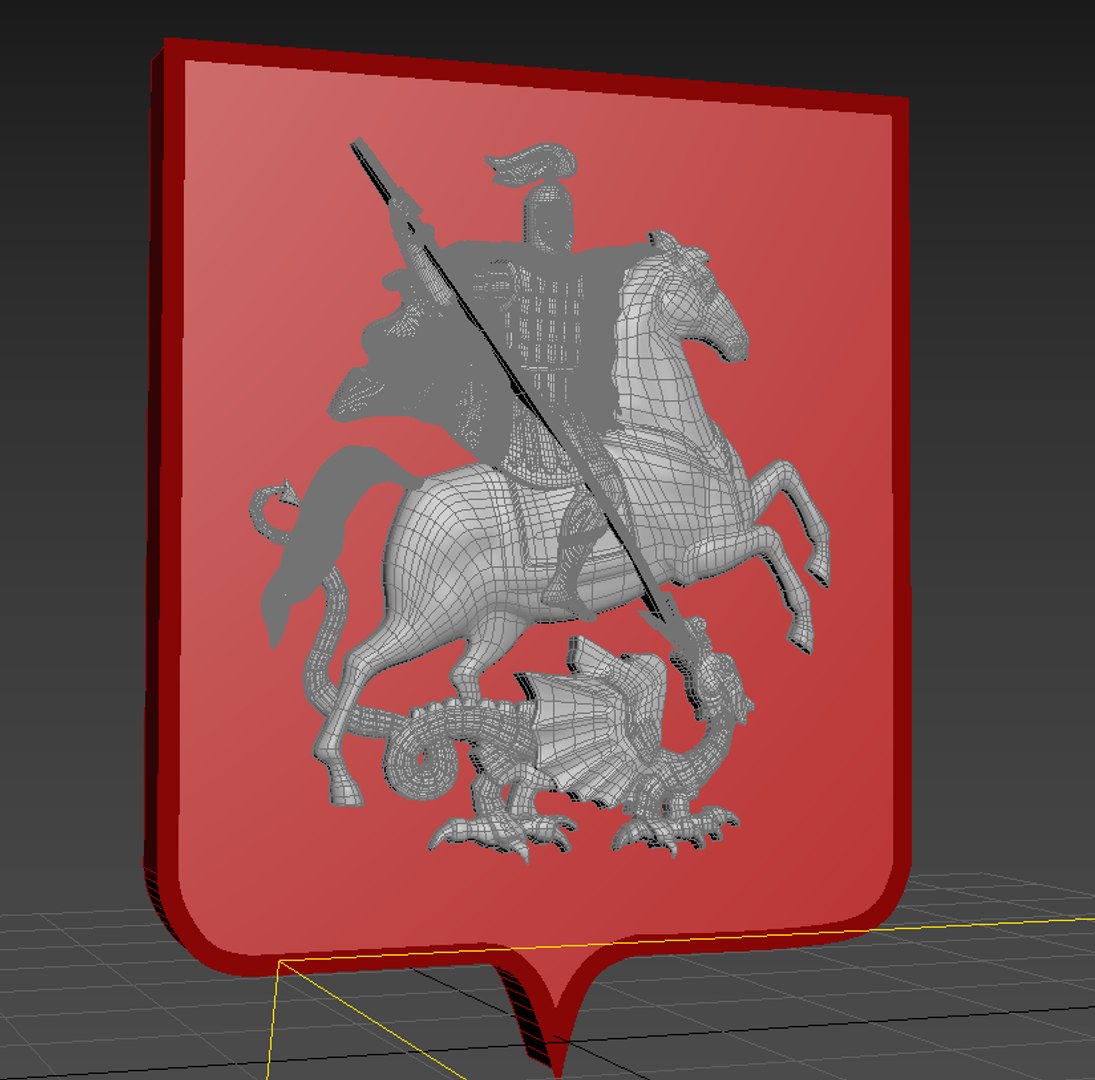 3D gerb moscow - TurboSquid 1442734