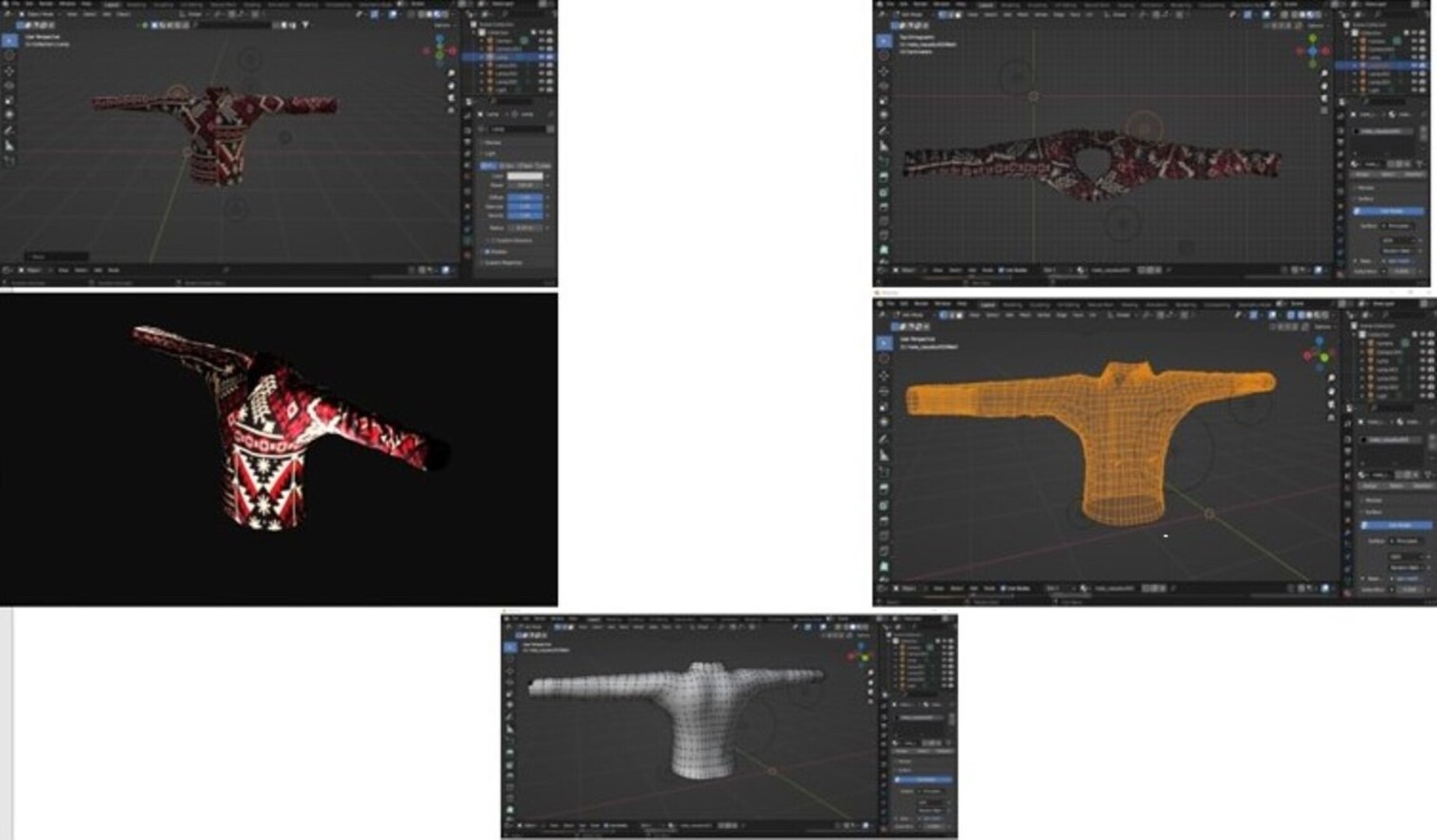 3D Toraja Shirt From Toraja Tribe - TurboSquid 2242395