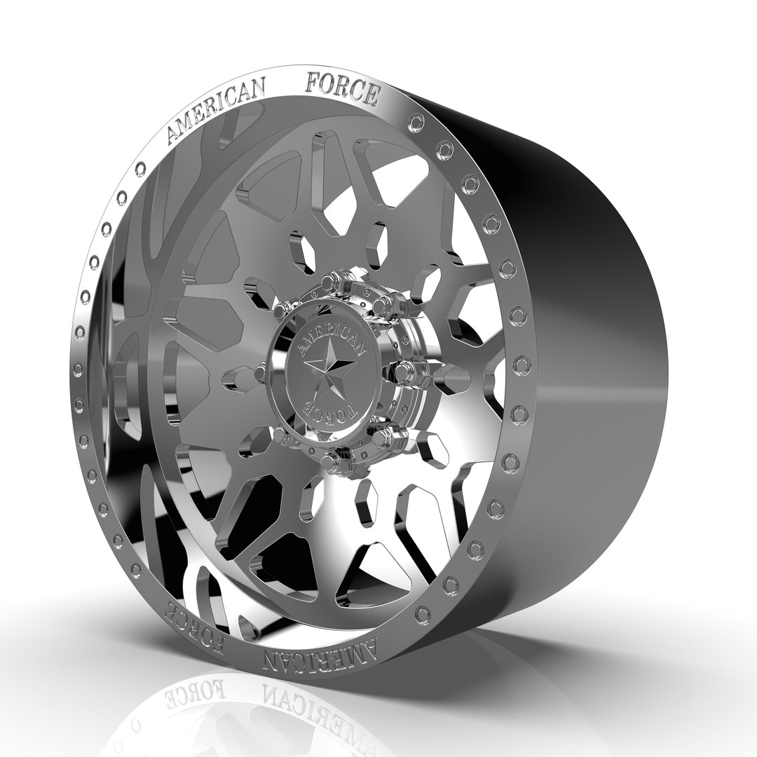 3D Model AMERICAN RACING CKH03 ORION CC WHEEL RIM - TurboSquid 2147914