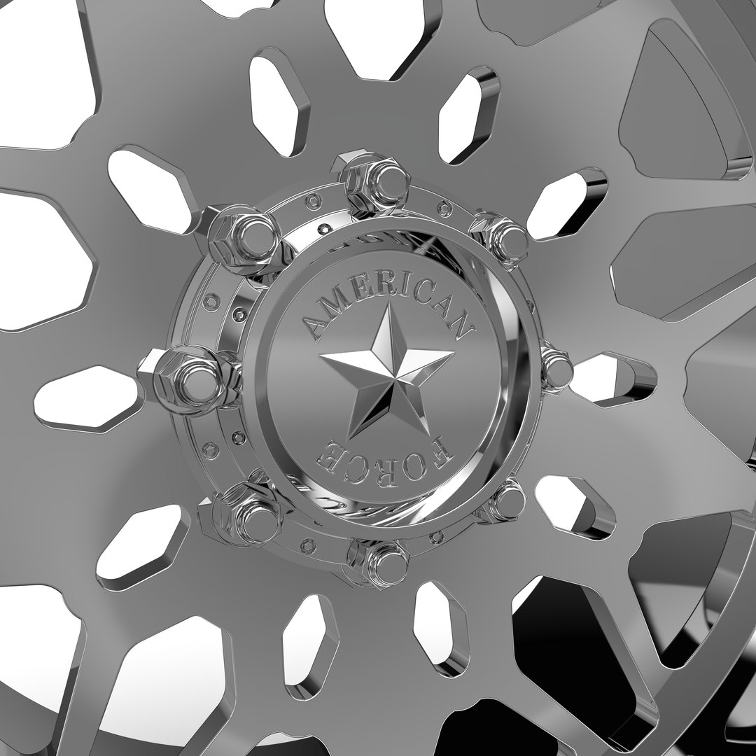 3D Model AMERICAN RACING CKH03 ORION CC WHEEL RIM - TurboSquid 2147914