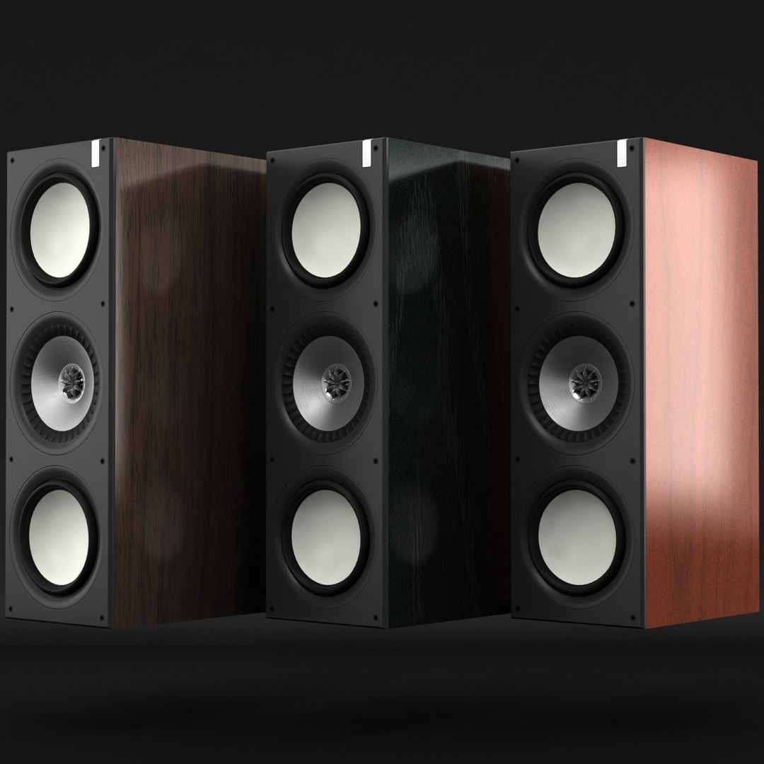 Kef Q600c Speaker 3d Model