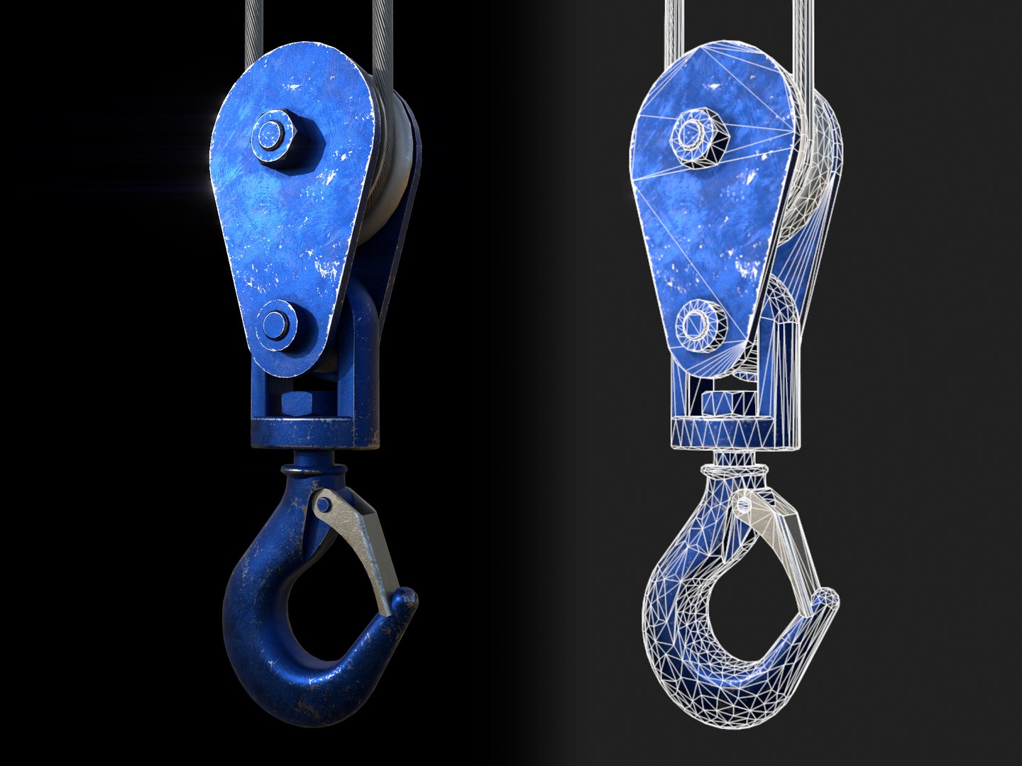 3D Crane Hook Model - TurboSquid 1812733