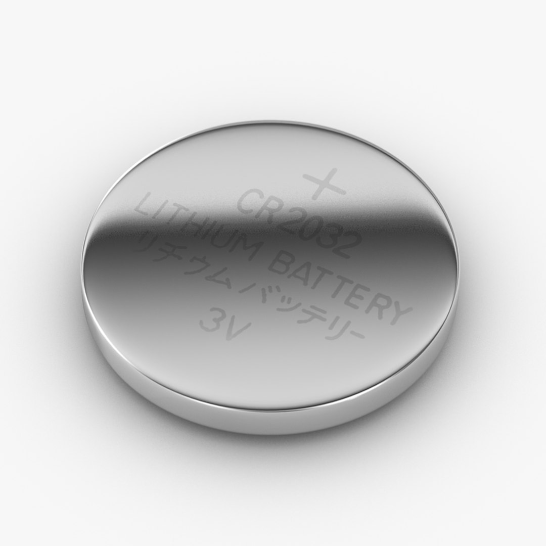 3D Model Cr2032 Coin Cell Battery - TurboSquid 1302070