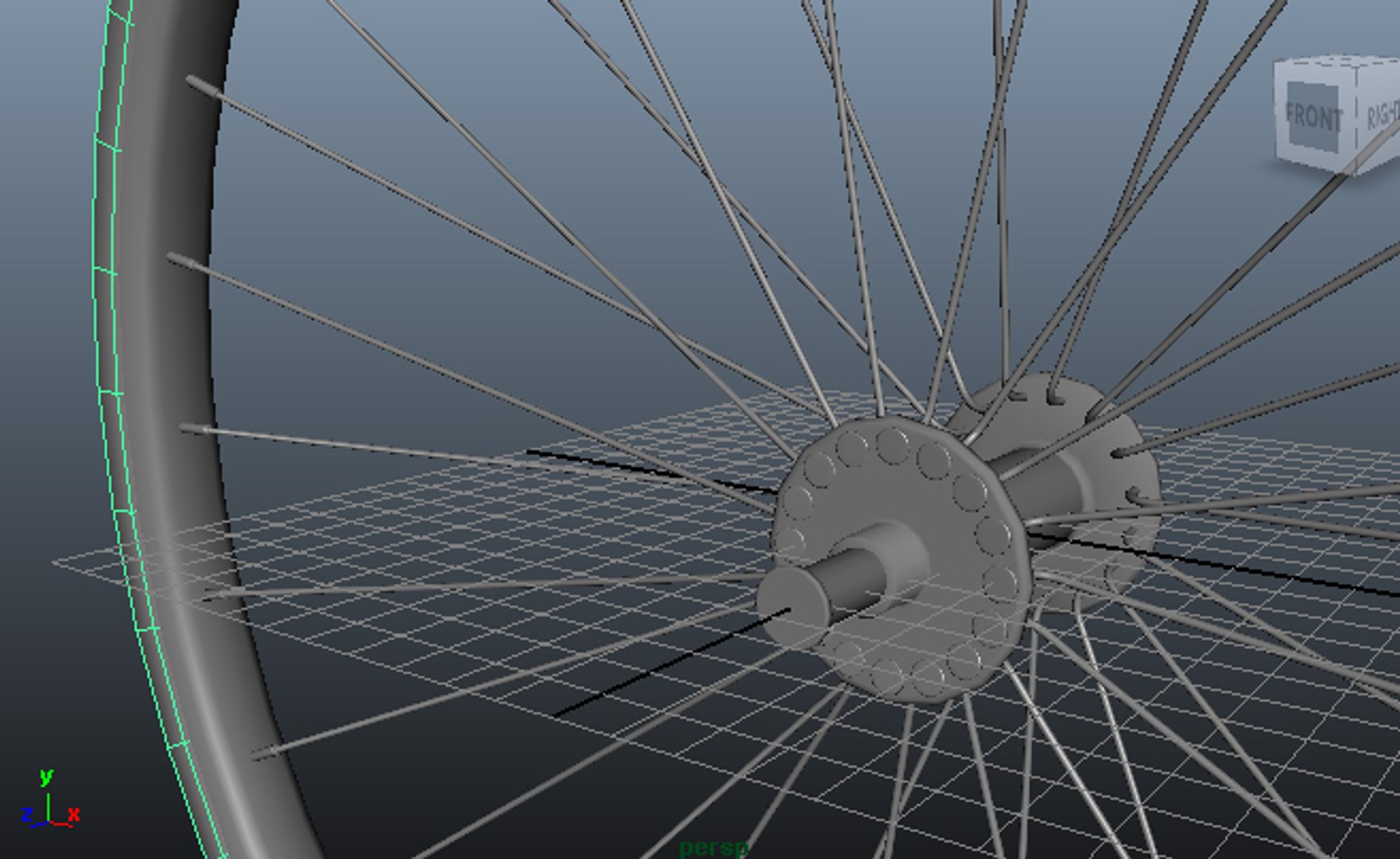 Bike Wheel 3D Model - TurboSquid 1155132