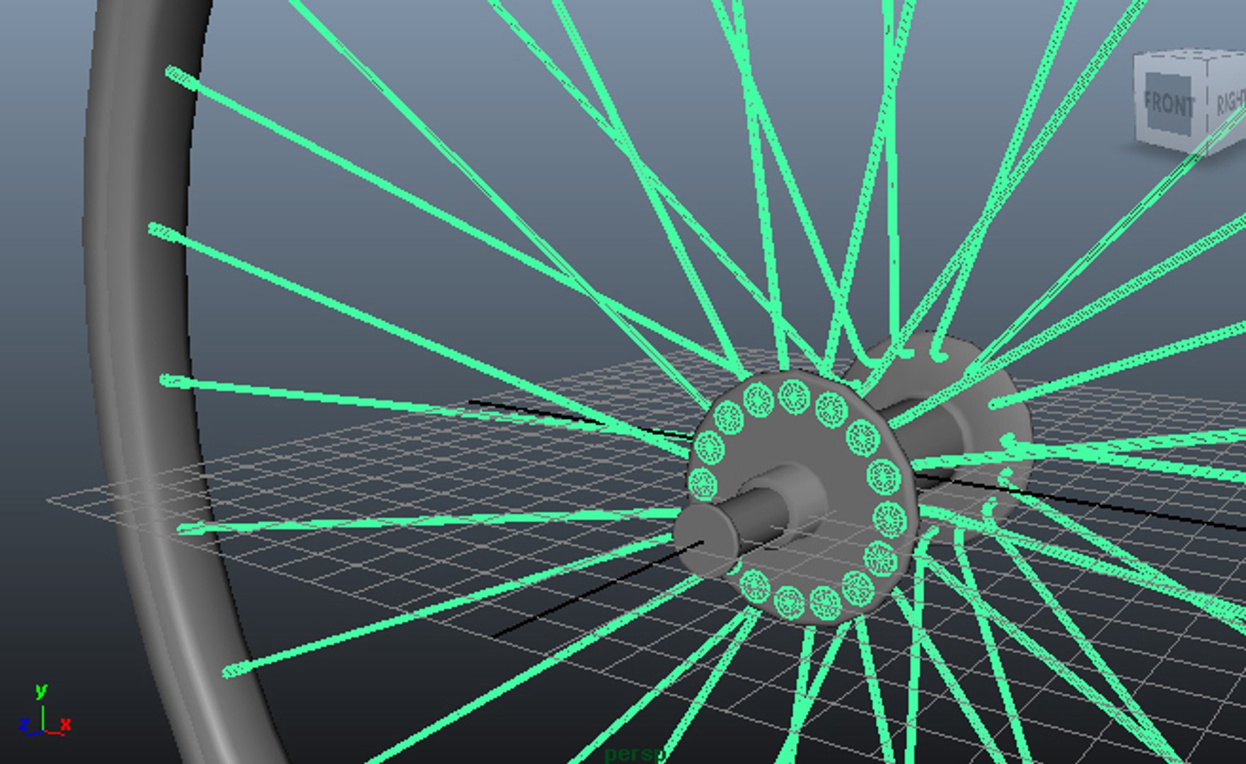 Bike Wheel 3D Model - TurboSquid 1155132