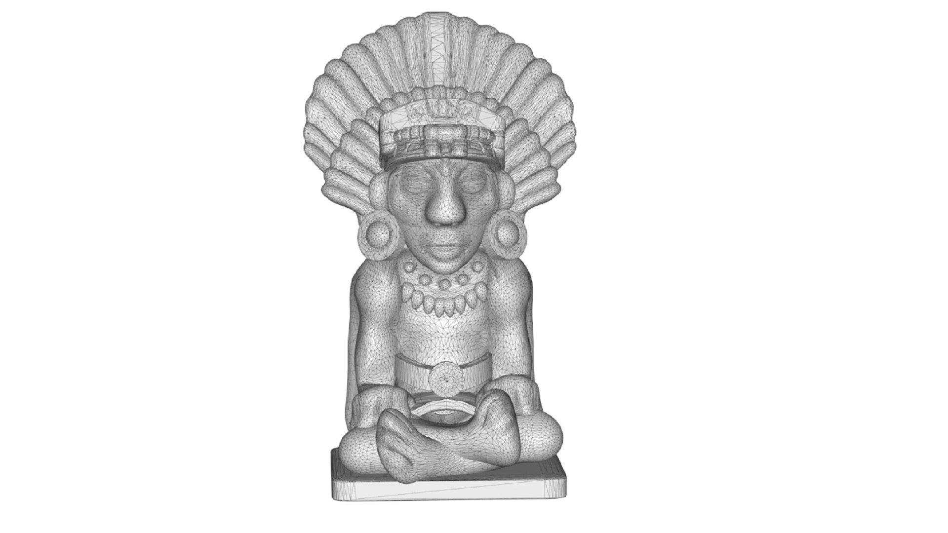 Mayan Statue 3D model - TurboSquid 2016462
