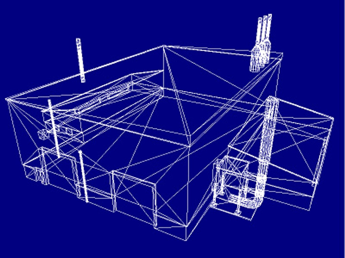 Modern Factory 3d Model