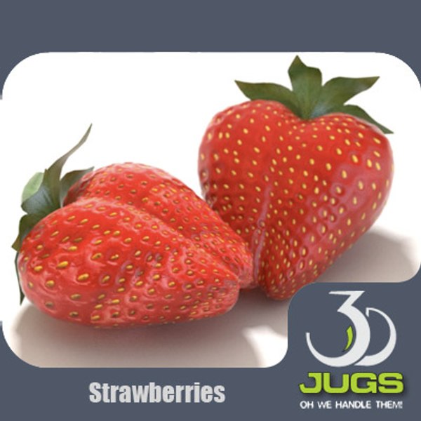 mr strawberry 3d max