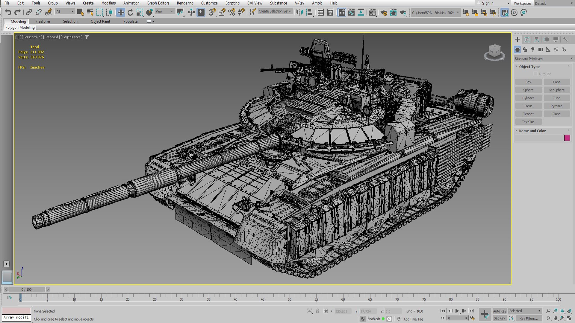 3D T-80BVM - TurboSquid 2257657