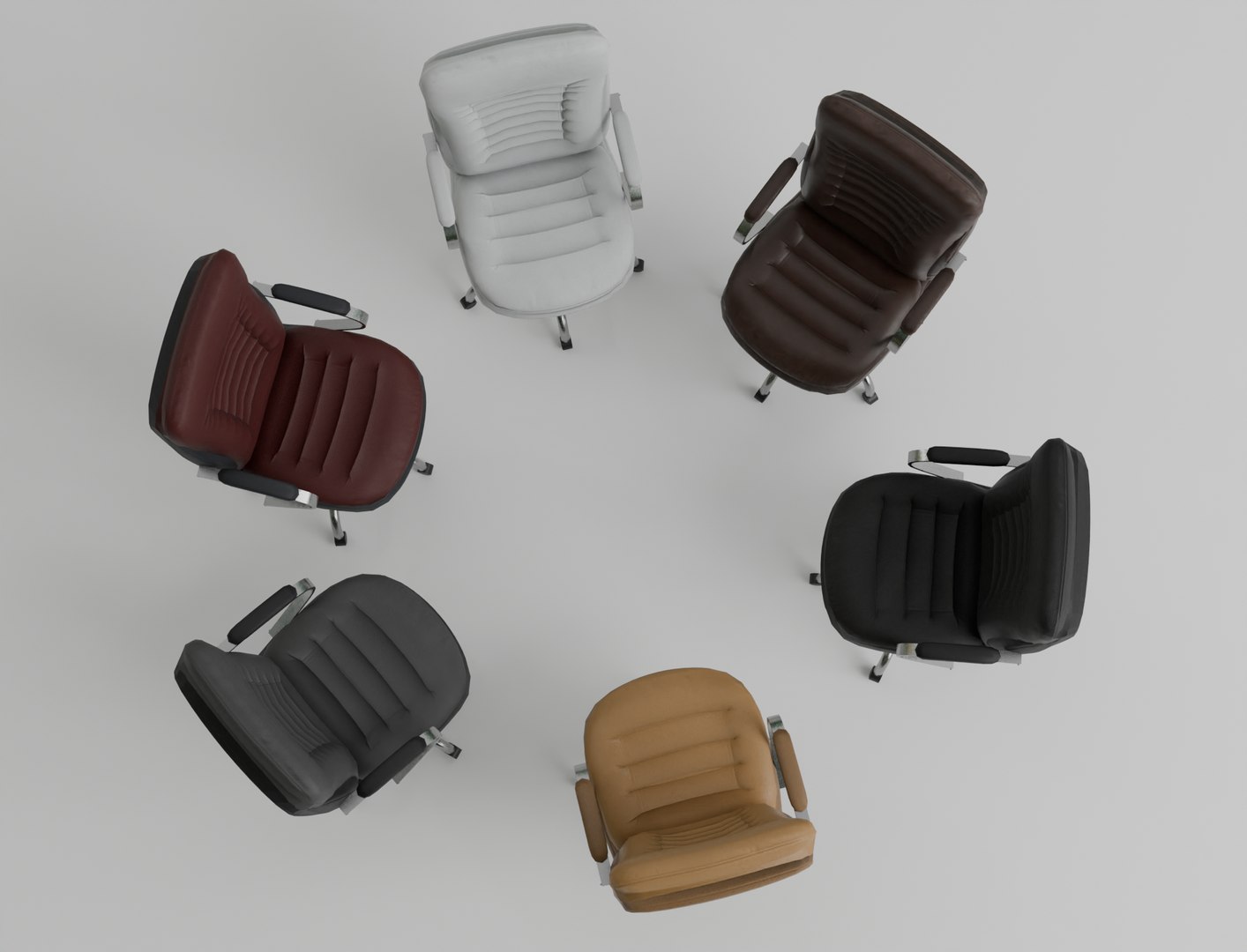 3D Model Office Chair Pack PBR 4k Low-poly - TurboSquid 2399203