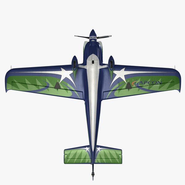 3d model of mxs-r acrobatic aircraft mxs