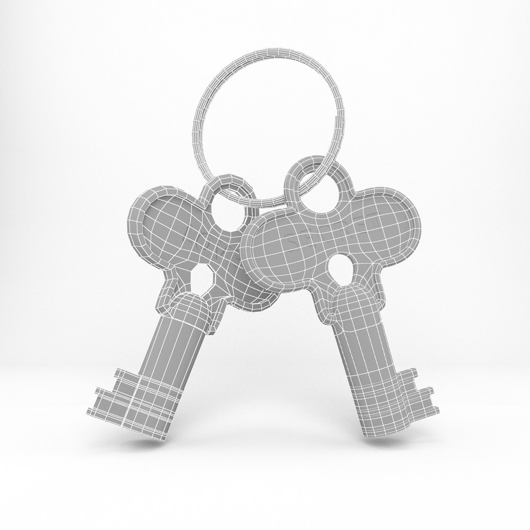 Realistic Golden Key 3D Model - TurboSquid 1171008