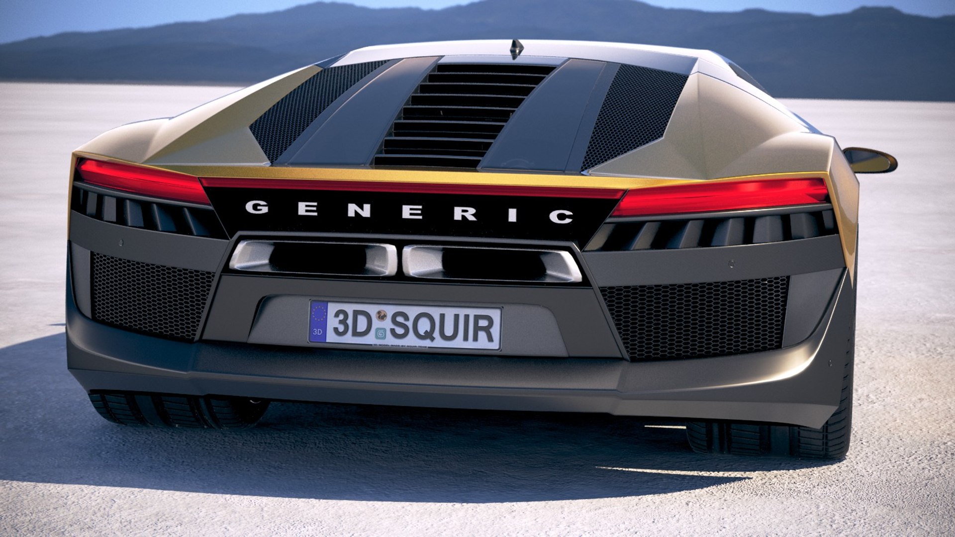 3D Generic Supercar 2018 - TurboSquid 1196690