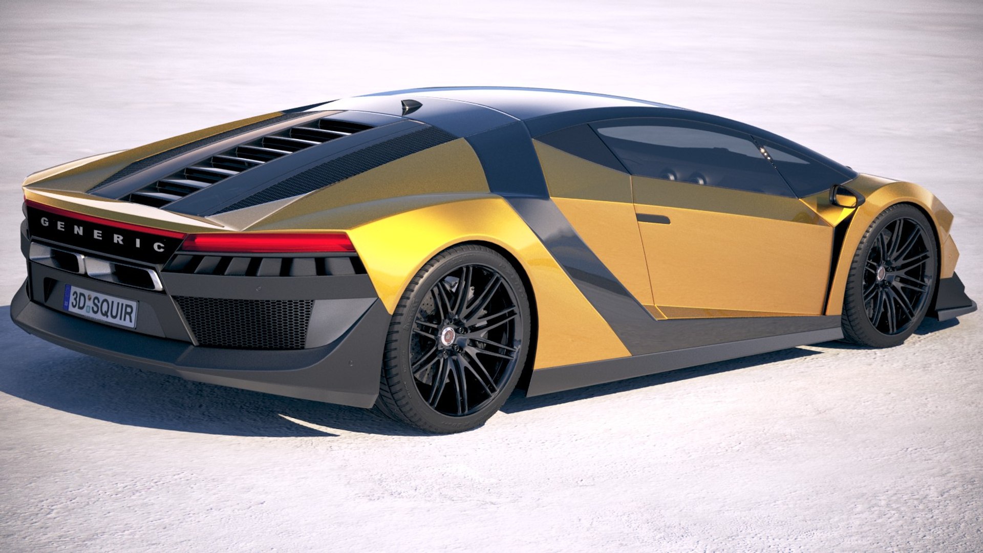 3D Generic Supercar 2018 - TurboSquid 1196690