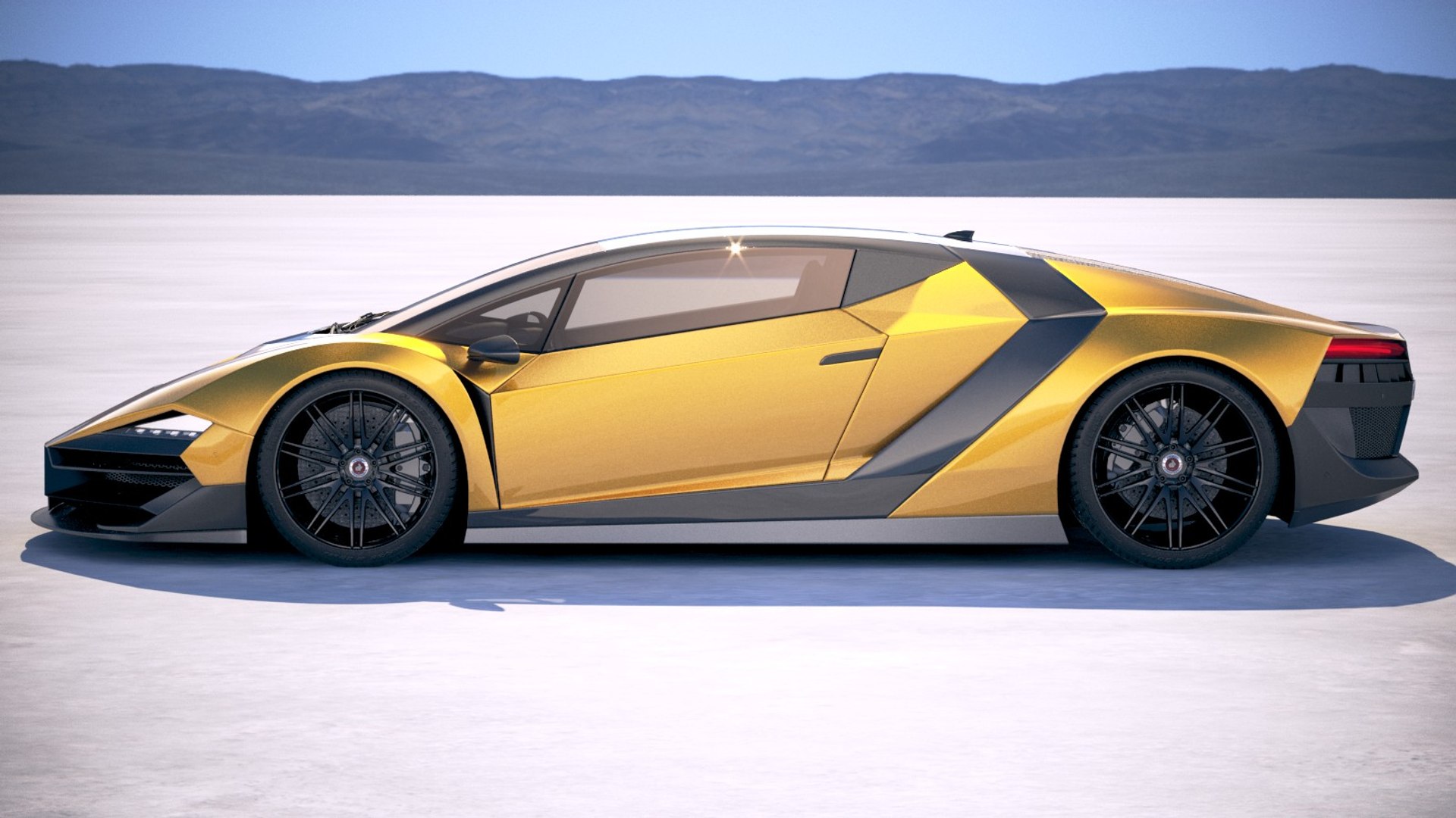 3D Generic Supercar 2018 - TurboSquid 1196690