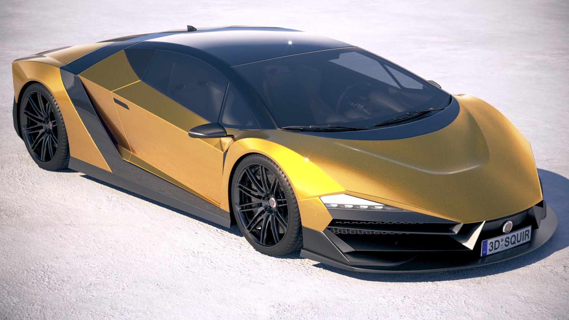 3D Generic Supercar 2018 - TurboSquid 1196690