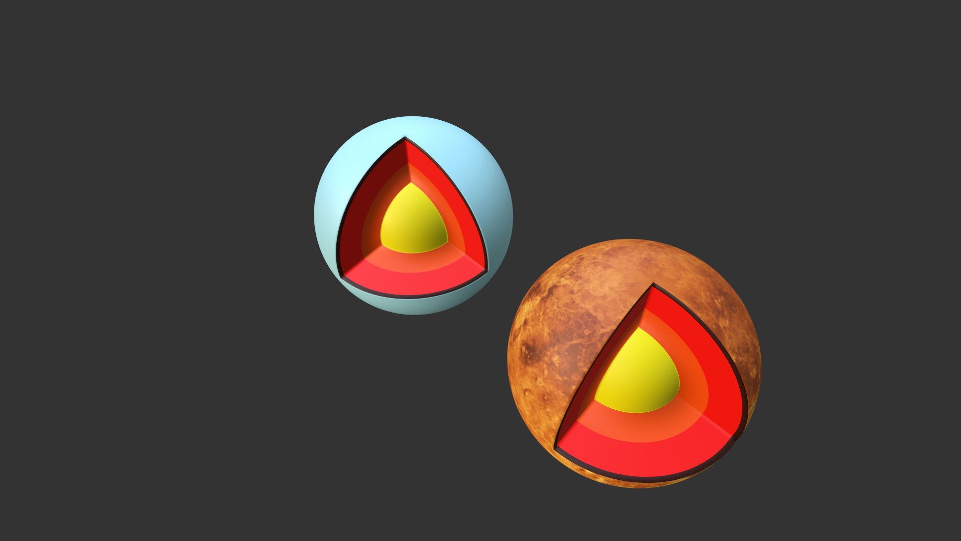 Uranus and venus 3D model - TurboSquid 2055832