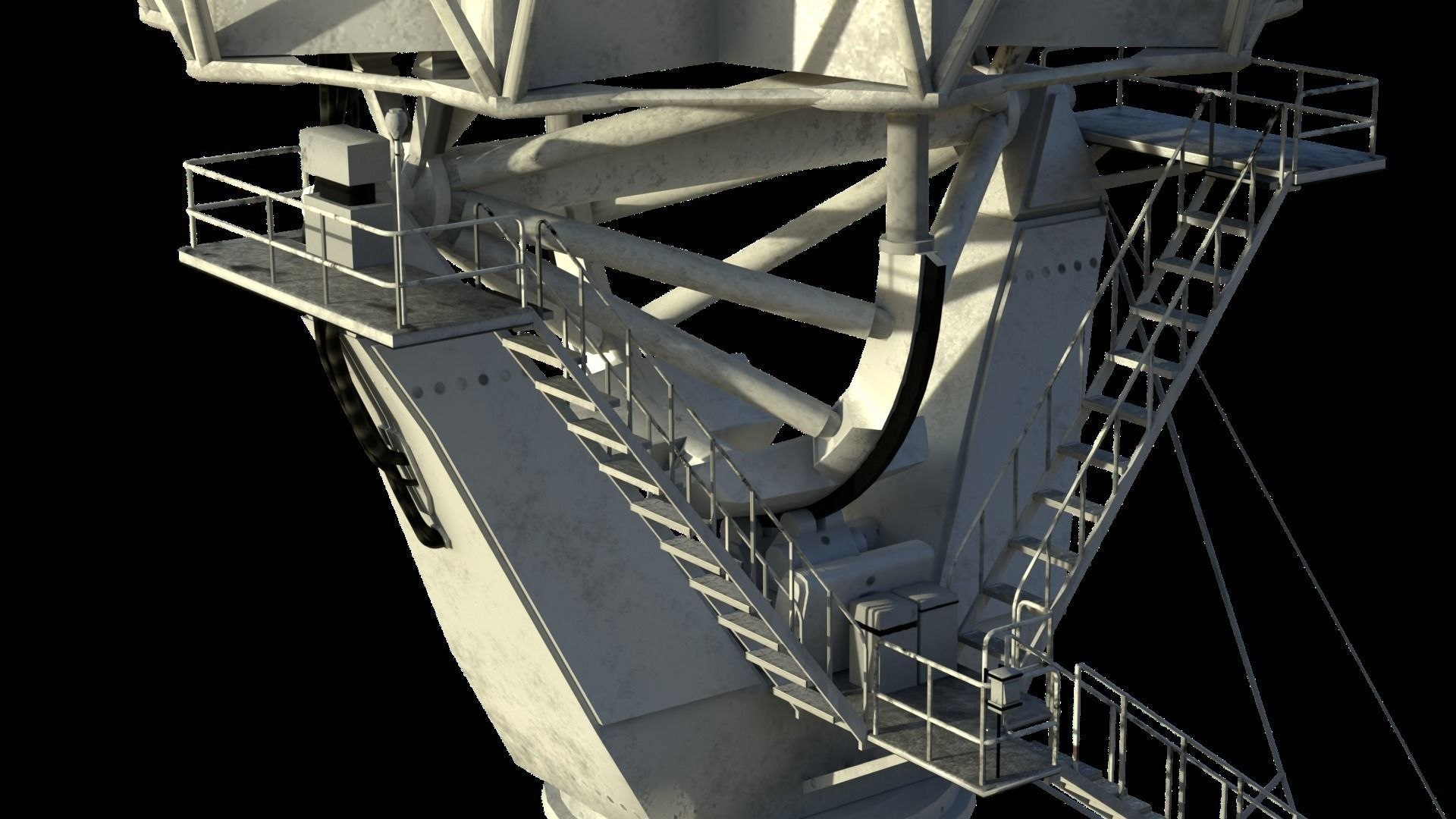 3D Model Deep Space Antenna - TurboSquid 2293513