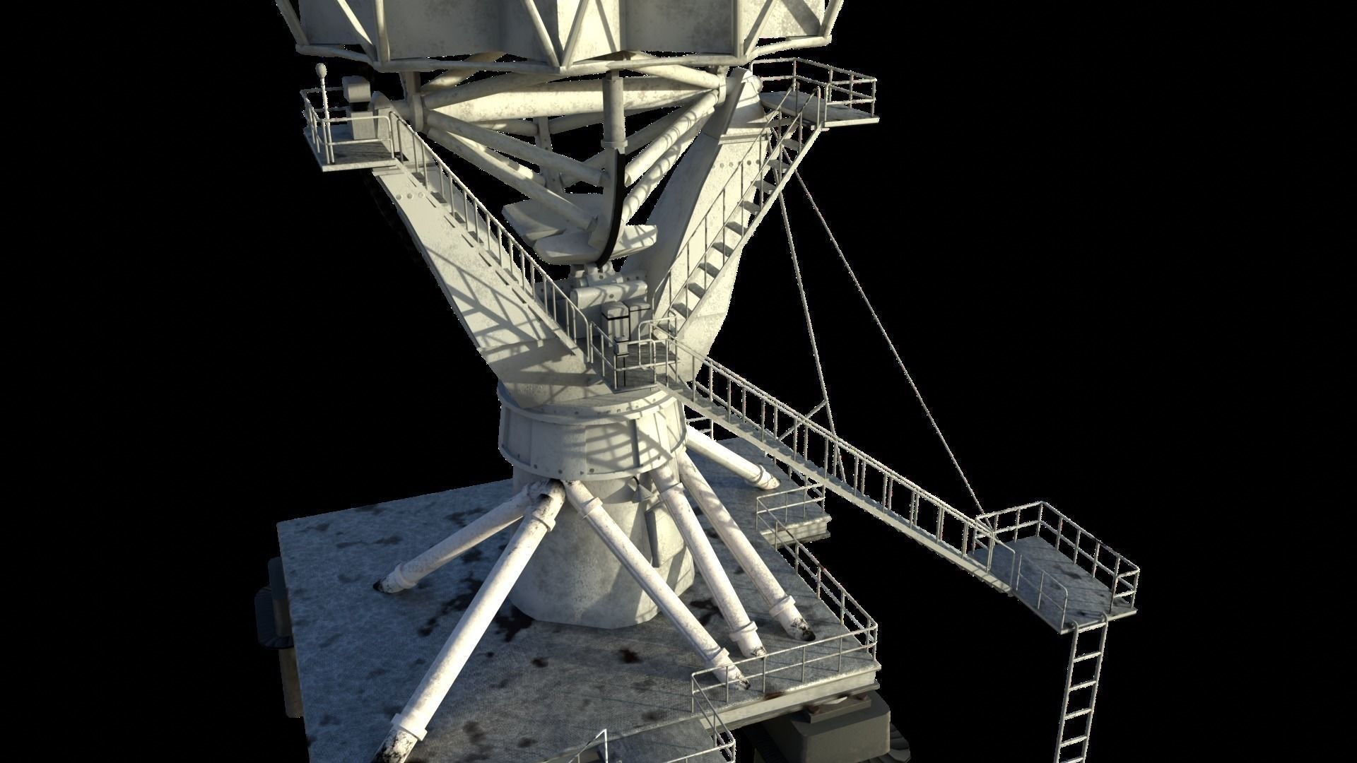 3D Model Deep Space Antenna - TurboSquid 2293513