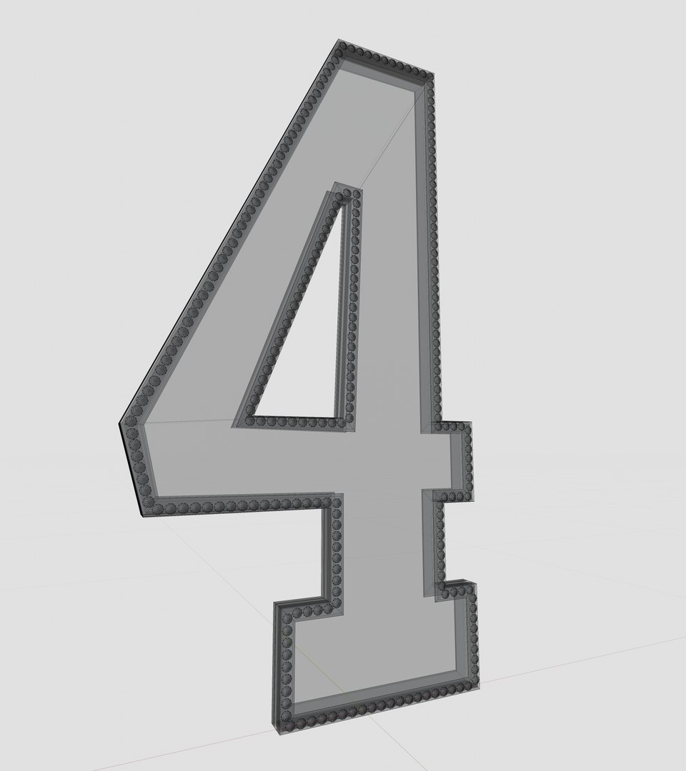 Solar Panel Number - 4 3D Model - TurboSquid 2242467