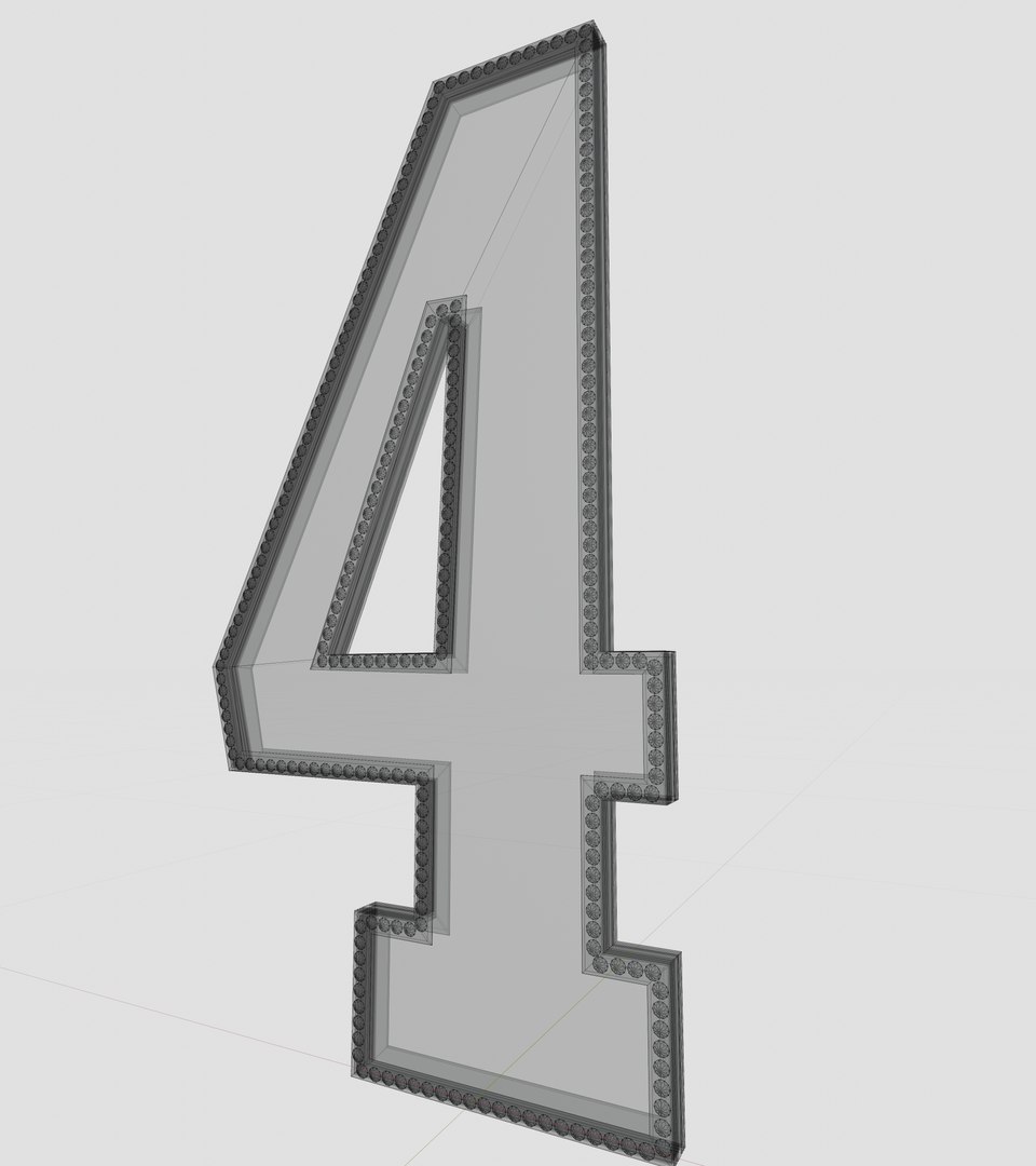 Solar Panel Number - 4 3D Model - TurboSquid 2242467