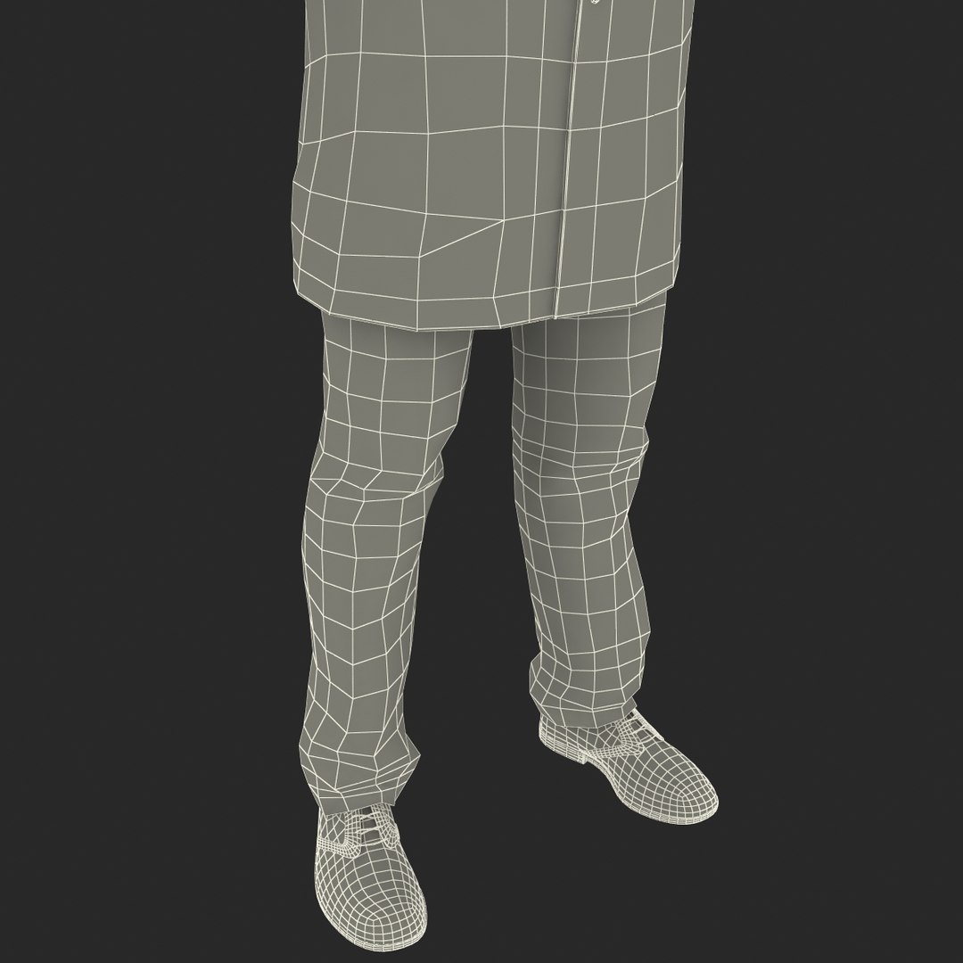 3d Max Scientist Rigged 2 Version