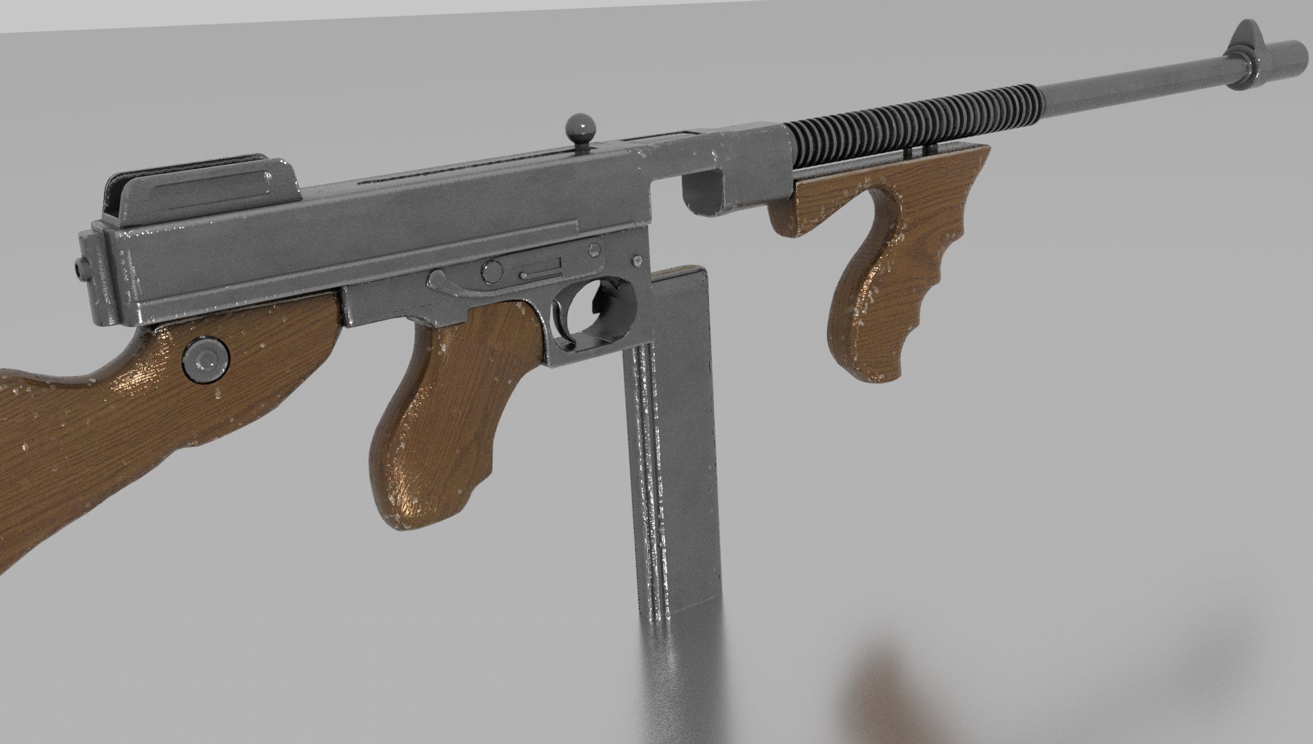 3D model thompson machine gun tommy - TurboSquid 1562267