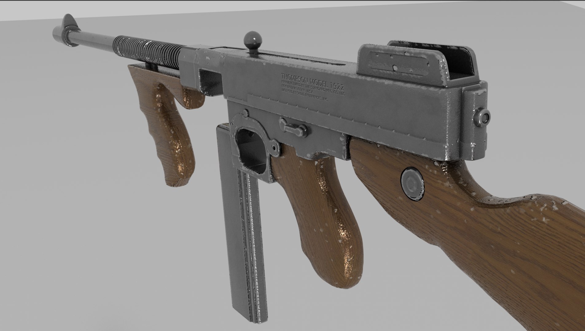 3D model thompson machine gun tommy - TurboSquid 1562267