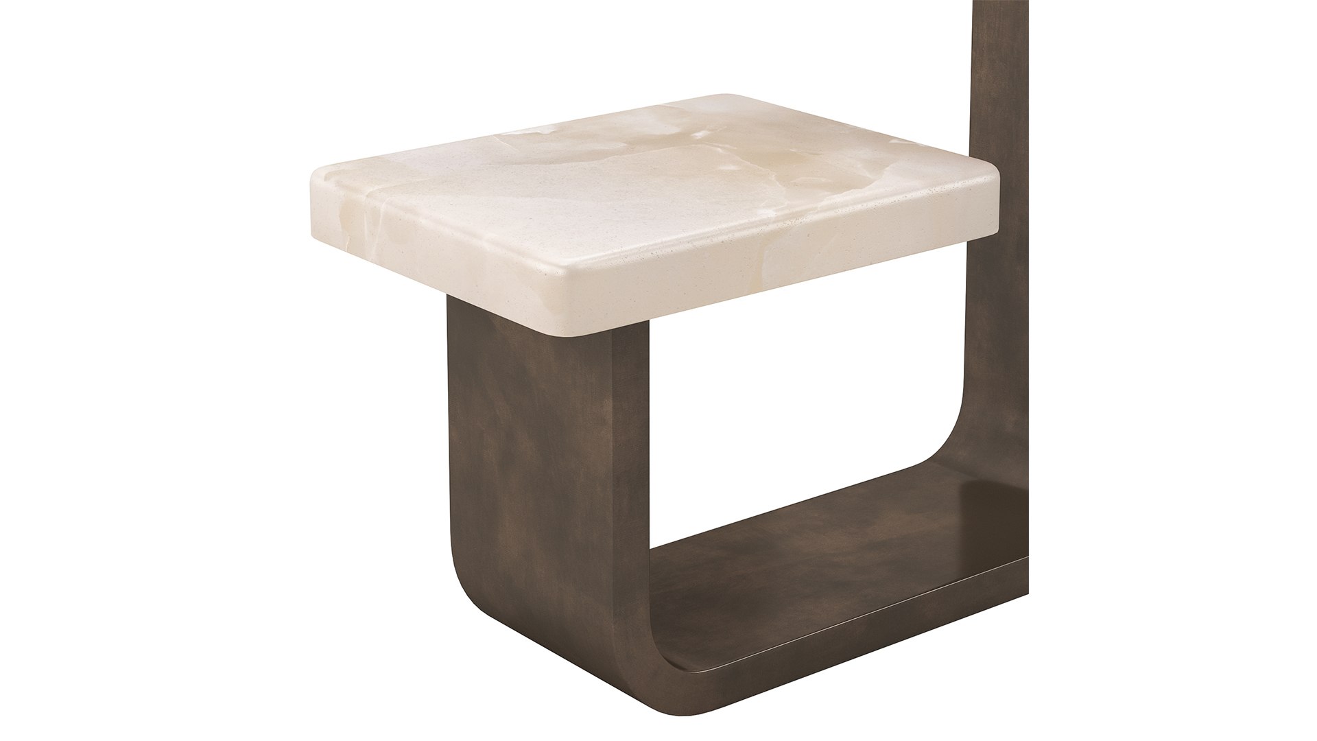 3D Modern Alabaster Side Table - TurboSquid 2370986