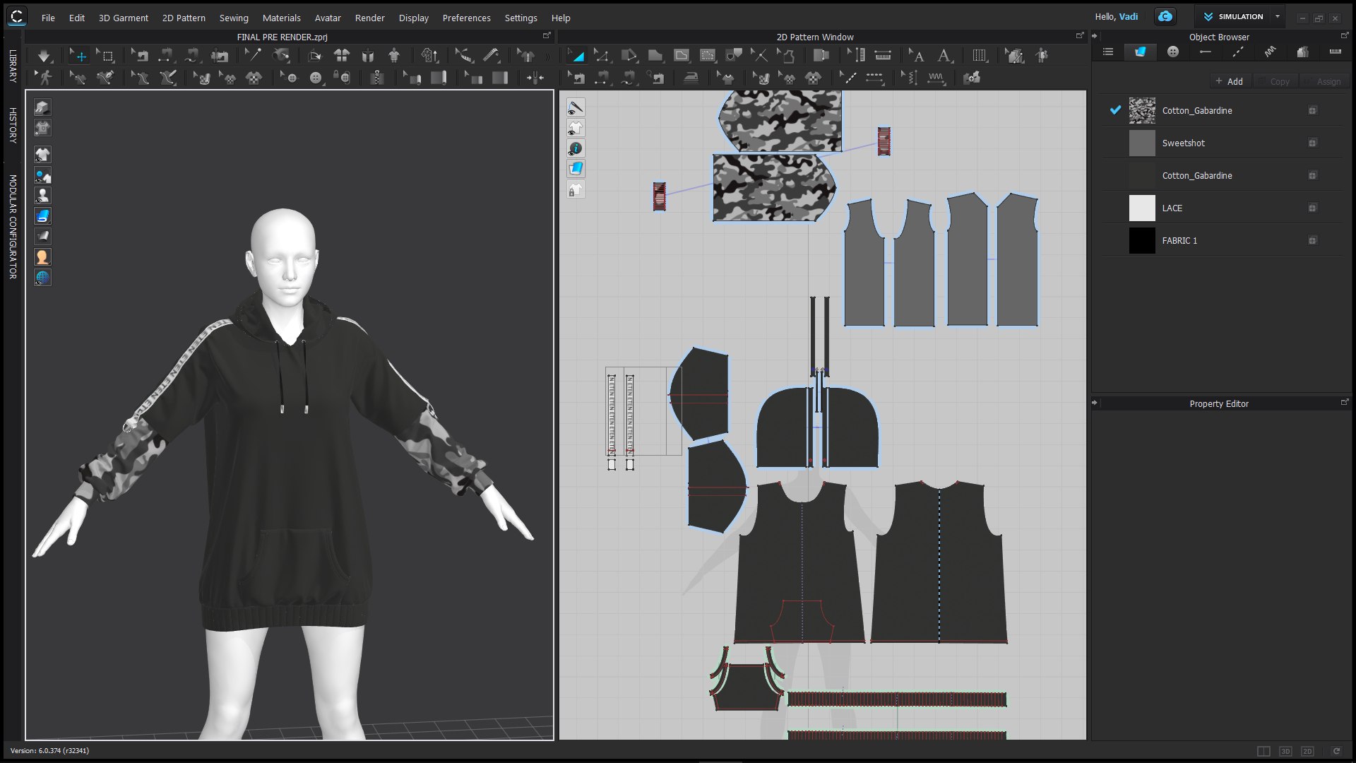 Female Outfit Marvelous Designer Project 3D Model - TurboSquid 1721240