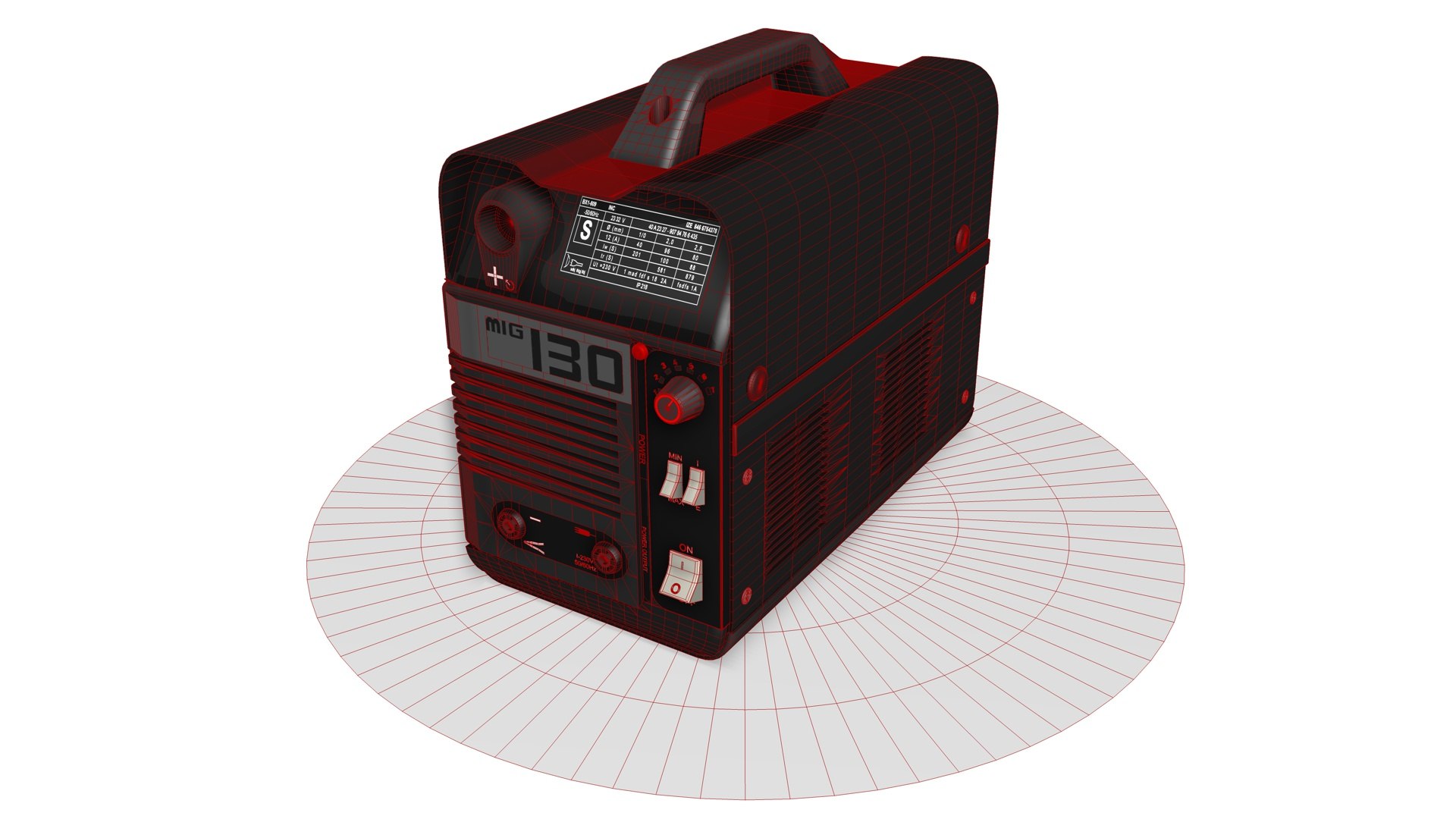 Welding Machine 3D Model - TurboSquid 1602419