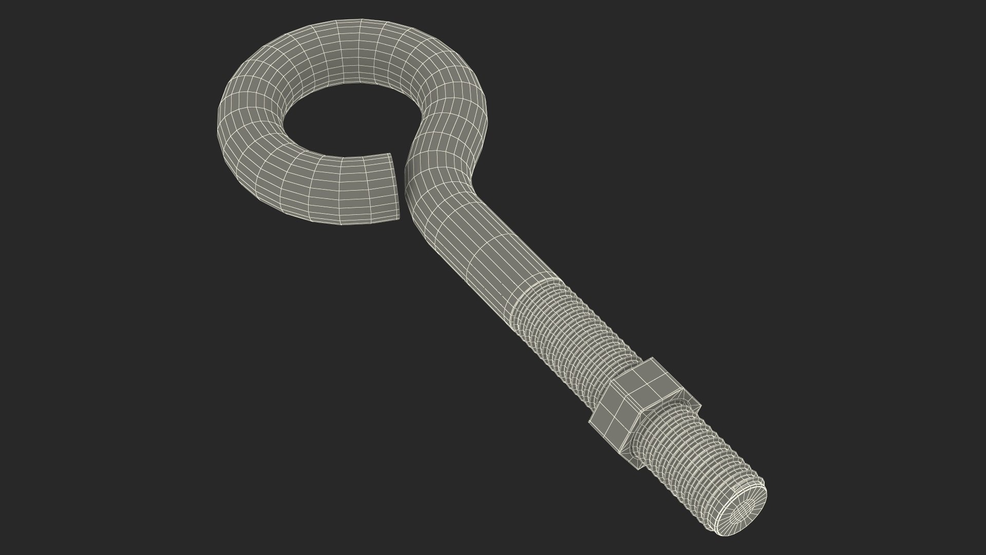 Eye Bolt Screw 3D Model - TurboSquid 2240460