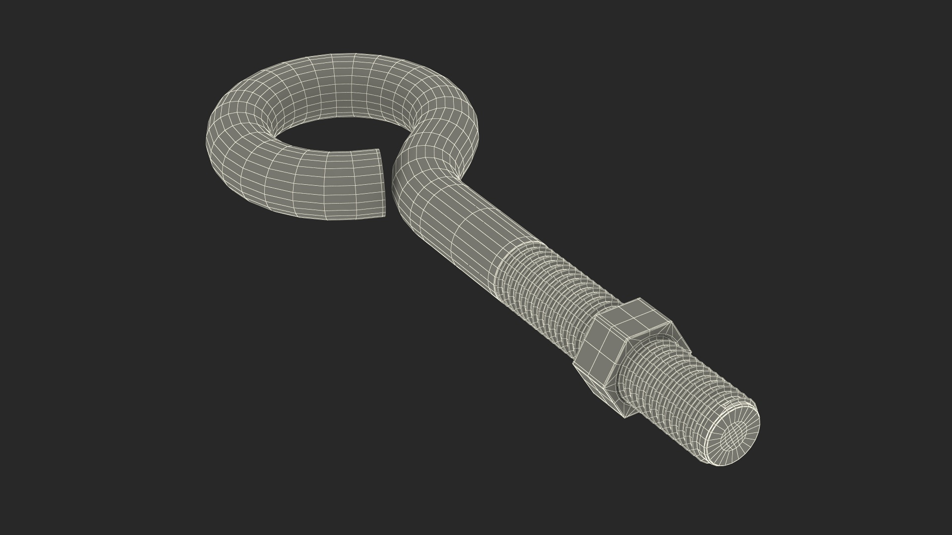 Eye Bolt Screw 3D Model - TurboSquid 2240460