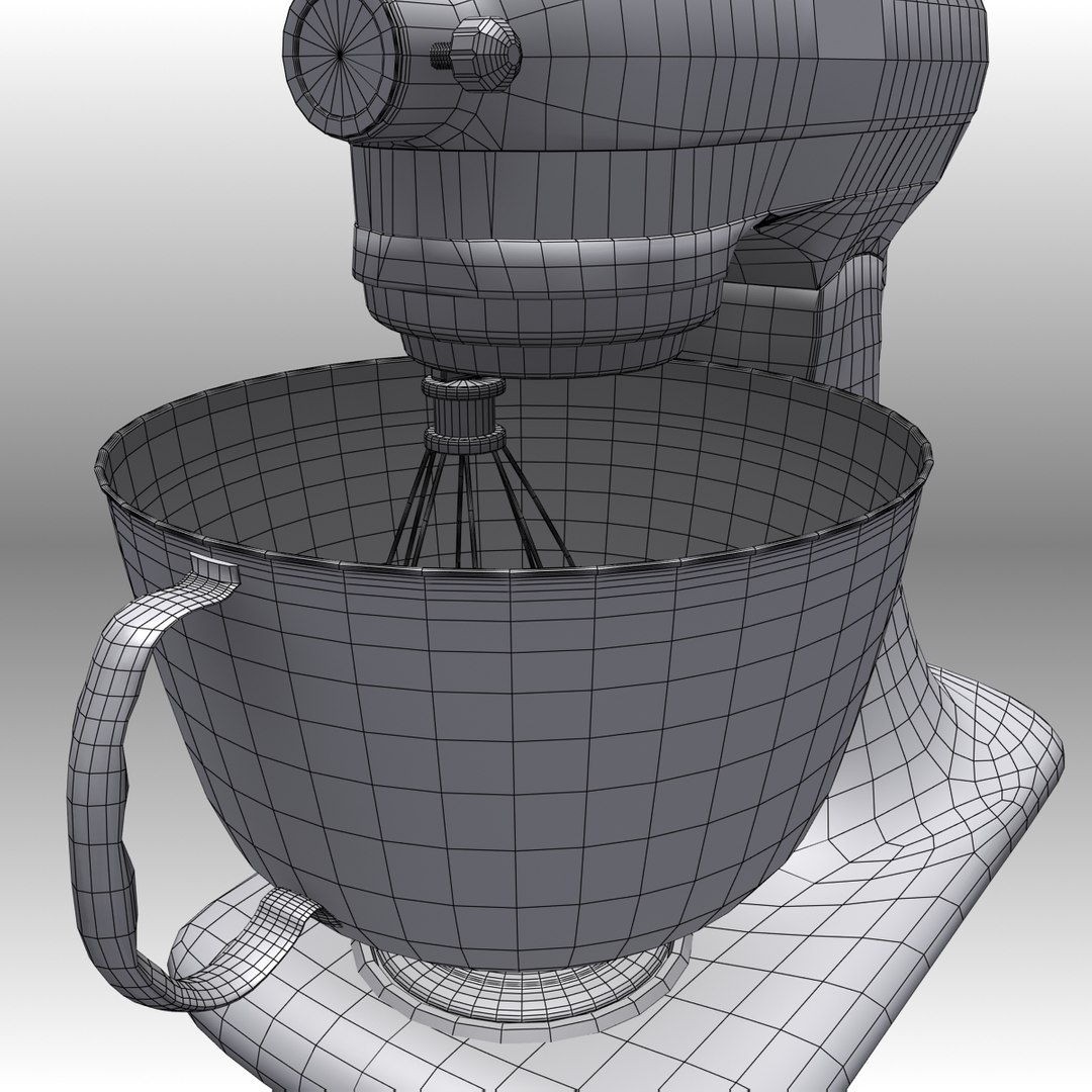 Stand Mixer Kitchen Aid 3d Model