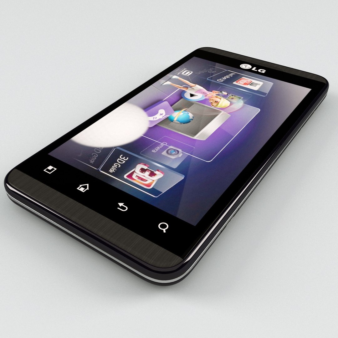 3d Lg Optimus Model