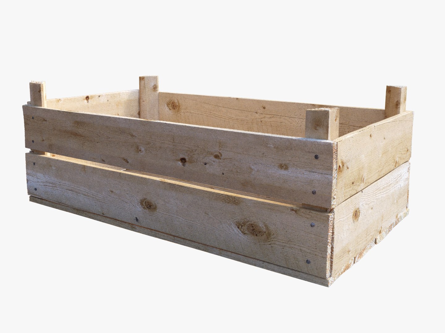 realistic wooden crate max
