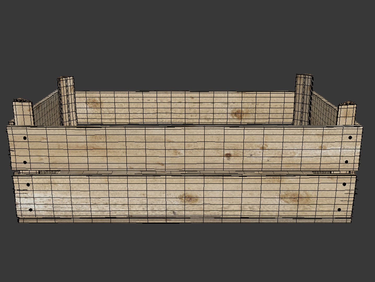 realistic wooden crate max