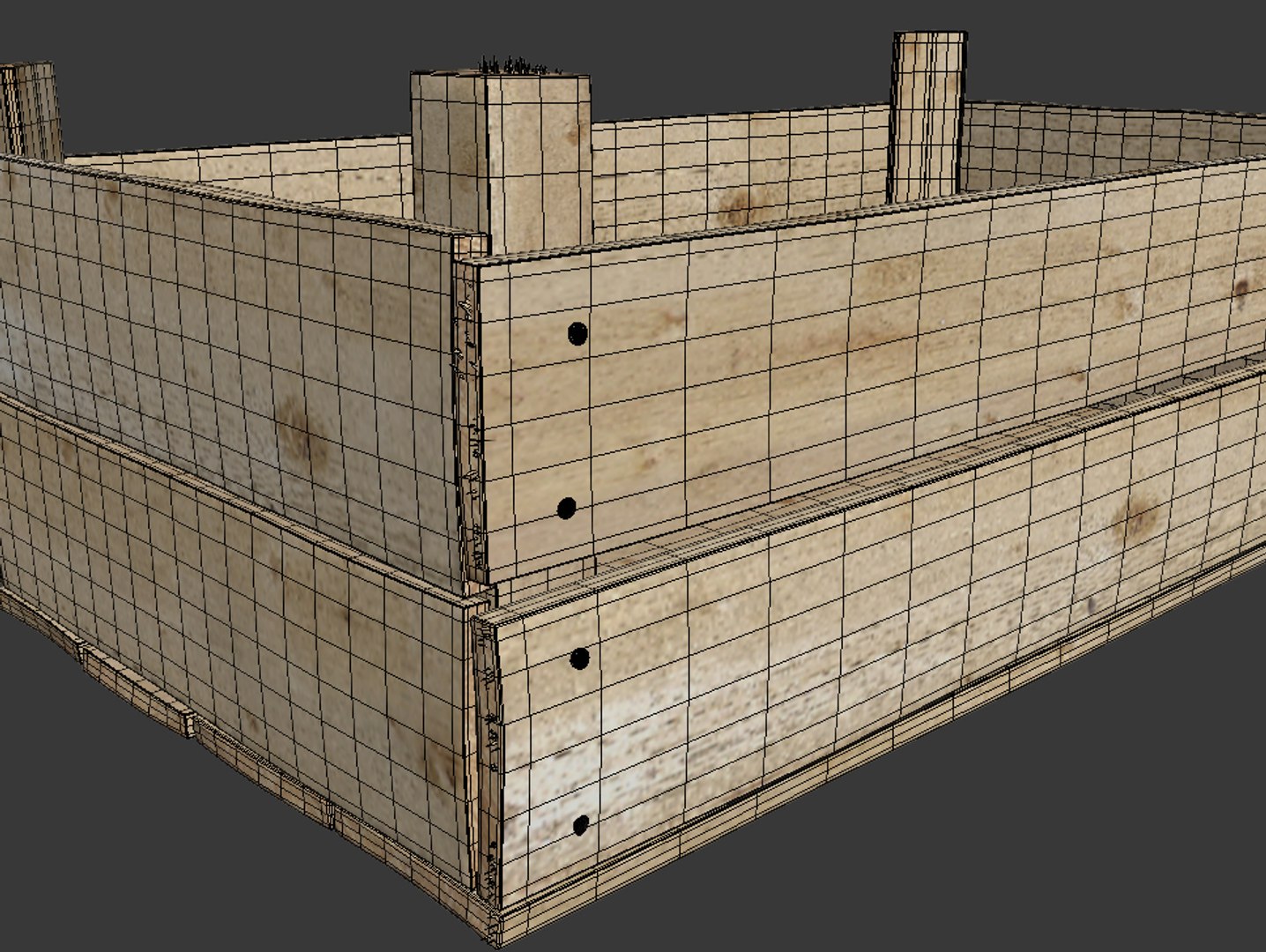 realistic wooden crate max