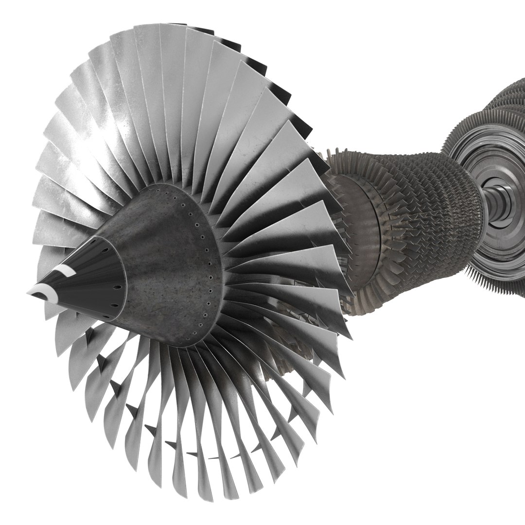 3d Turbine 4 Model